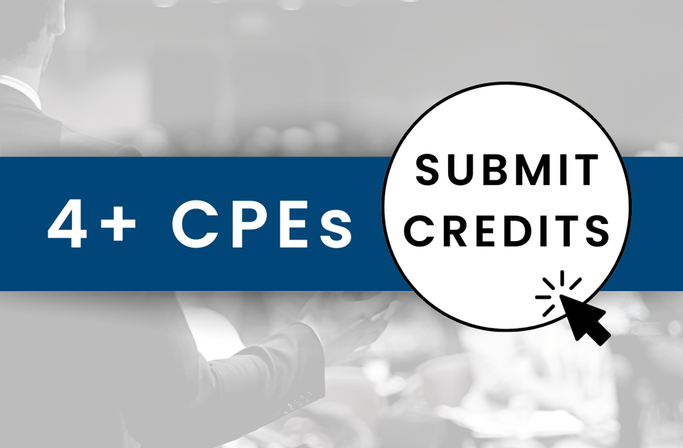 Credit Submission: 4+ CPEs